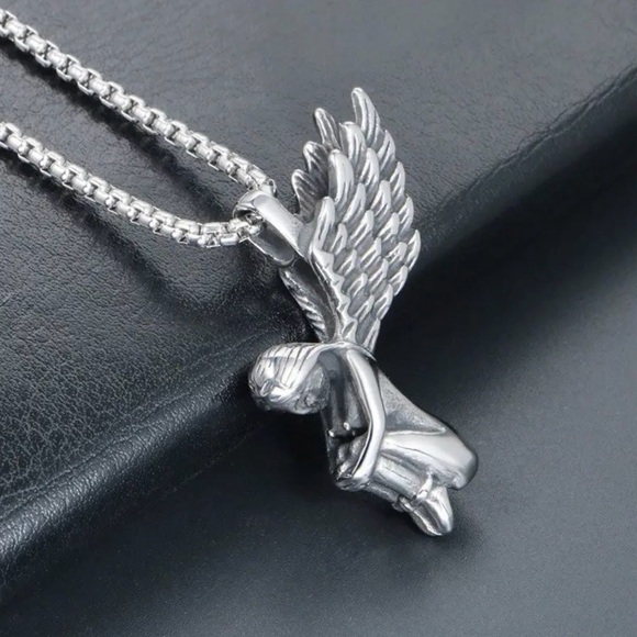 Jewelry | Knee Hugging Angel Sit Crouch Pensive Forlorn Ethereal ...